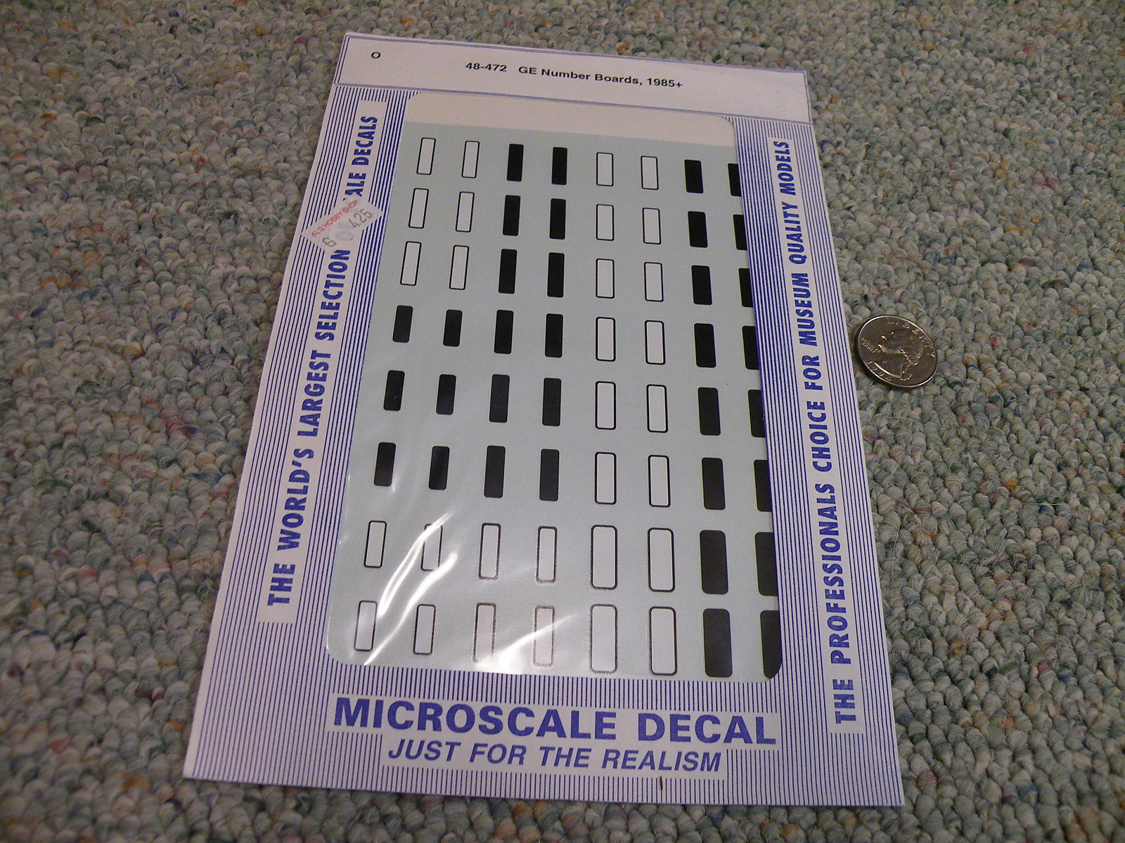 Microscale decals O 48-472 GE number boards 1985+ F145 | eBay