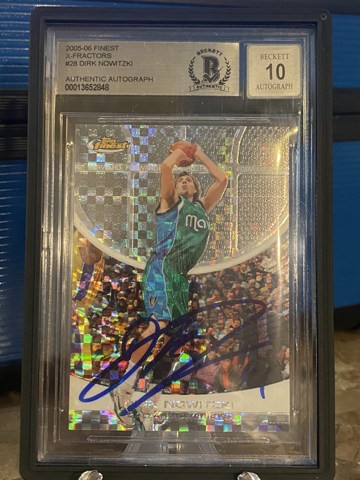 Dirk Nowitzki 2005 Topps Finest #FF24 Fact - Press Plates Yellow /1 ...