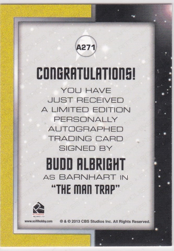 STAR TREK THE ORIGINAL SERIES PORTFOLIO PRINTS A271 BUDD ALBRIGHT ...