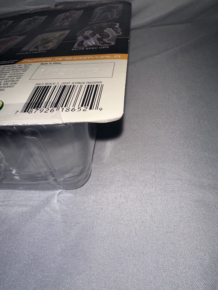 2011 Halo Reach Series 3 UNSC ODST JETPACK TROOPER 5.25" Figure ...
