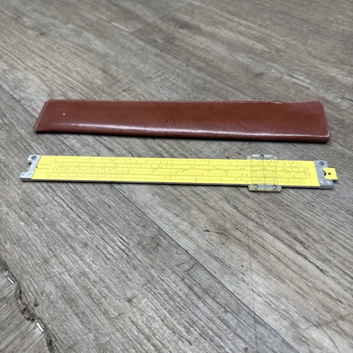 Vintage Pickett Slide Rule Model N902-ES Simplex Trig w Leather Case | eBay
