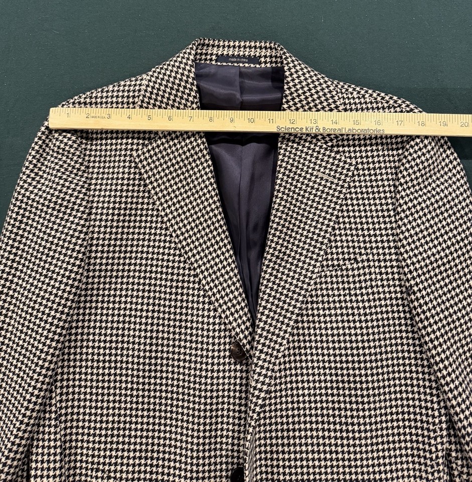 suitsupply houndstooth Wool Cashmere Overcoat | eBay