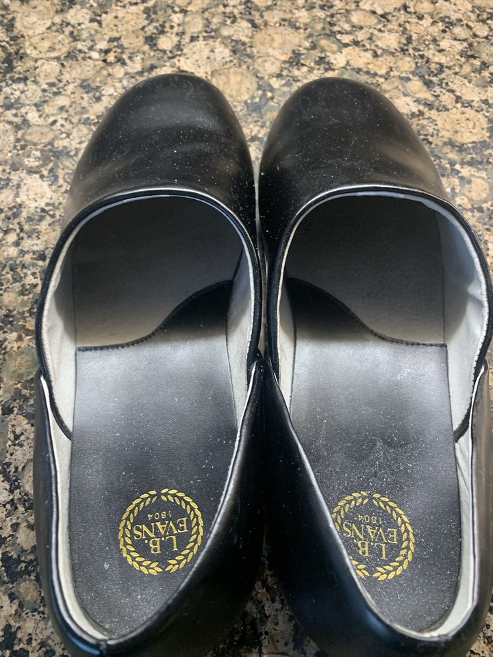 L.B. Evans Aristocrat Opera Slip On LEATHER Men's Black Slippers 11.5N ...