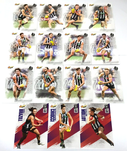 2019 SELECT AFL FOOTY STARS TRADING CARD FULL BASE CARD TEAM SET-COLL’W ...