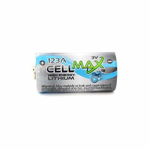 CellMax CM-CR123A-BP1 -3-Volt Lithium Photo CR123A Batteries (10, 1 ...