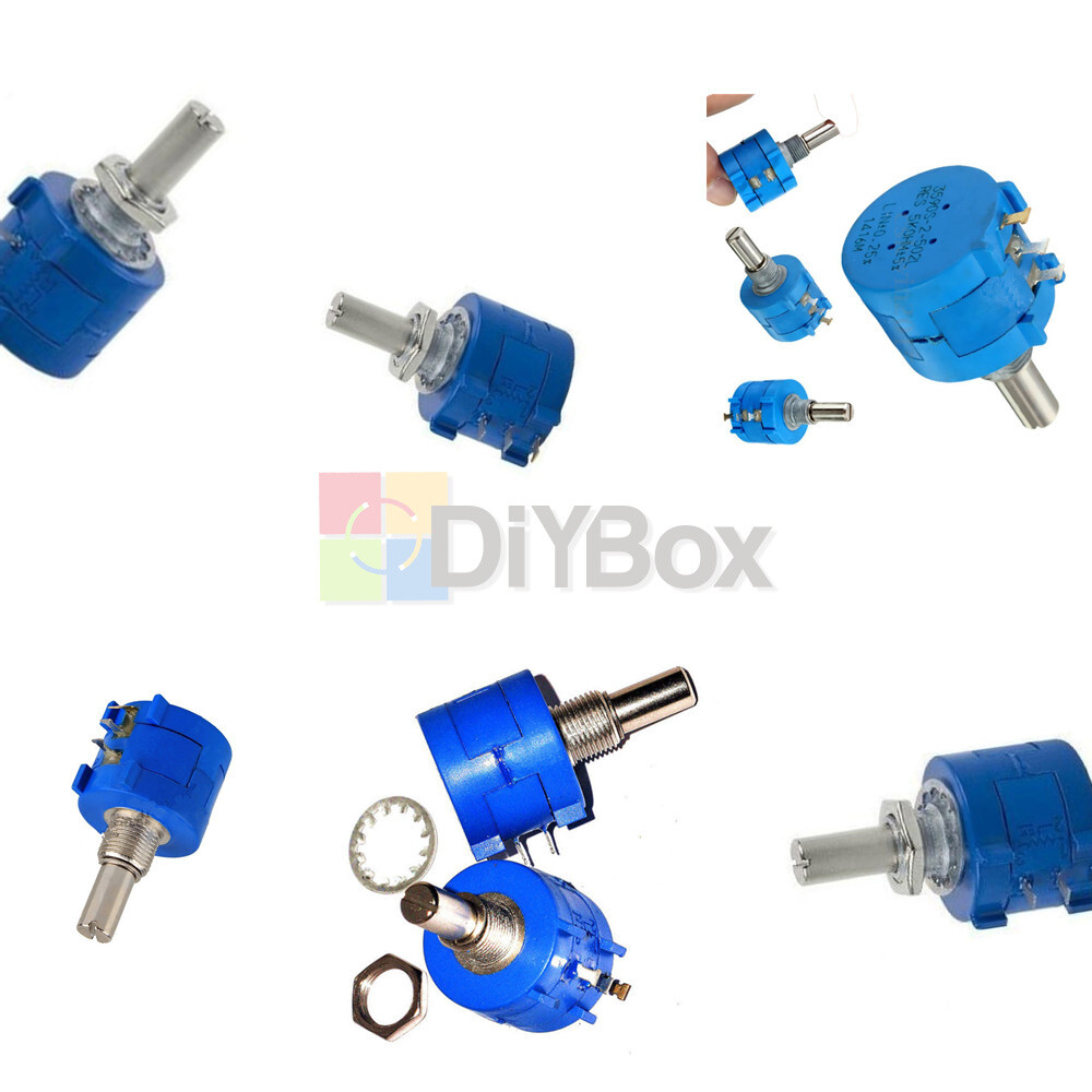 3590S Precision Potentiometer 100K K 2K 5K 10K 20K 50K Ohm Pot 10 Turn ...