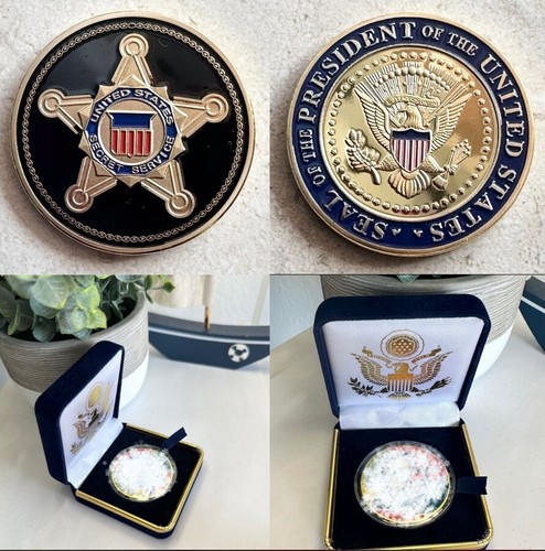 United States Secret Service Coin US President Trump Protection Team ...