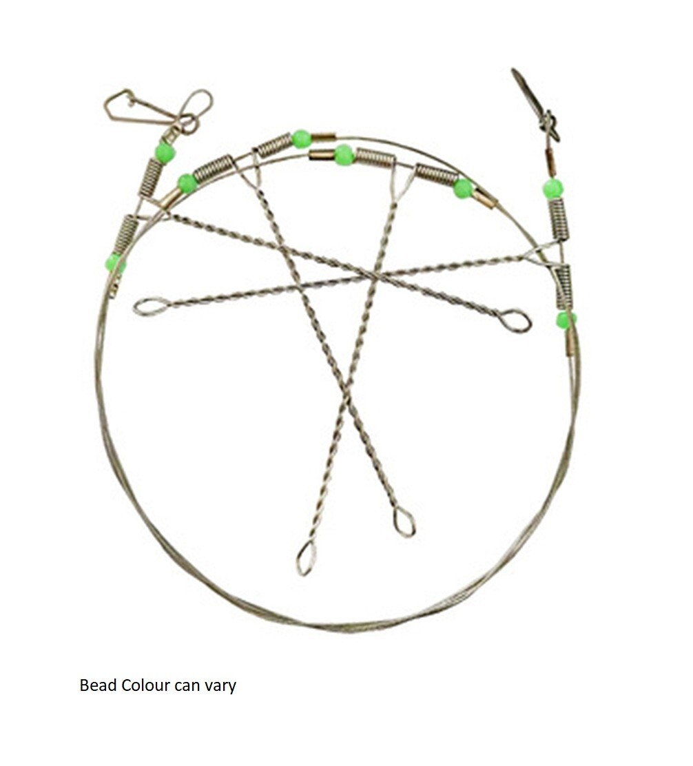 Paternoster Boom 4 Arms Sea Fishing Beach Casting Wire Anti-Tangle ...