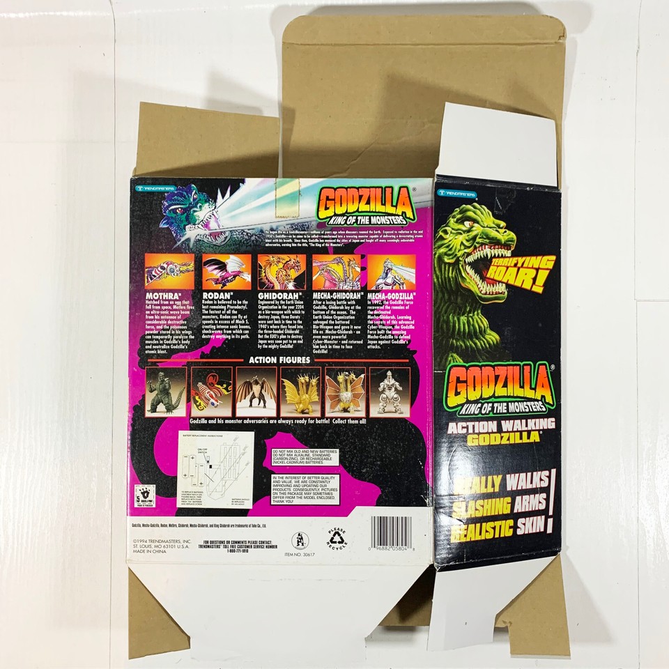 1994 Trendmasters Godzilla King Of The Monsters Action Walking Godzilla ...