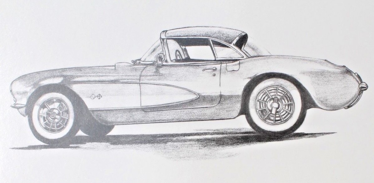 Vette Drawing Chevrolet Corvette Drawings For Sale Fine Art America