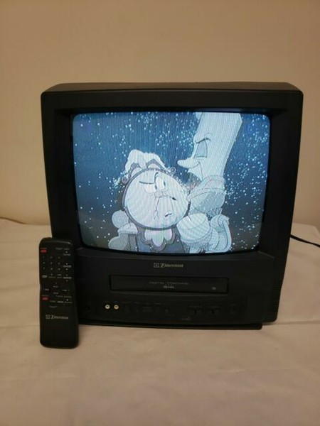 Emerson EWC1301 13" CRT TV VCR Combo With Remote for sale online | eBay