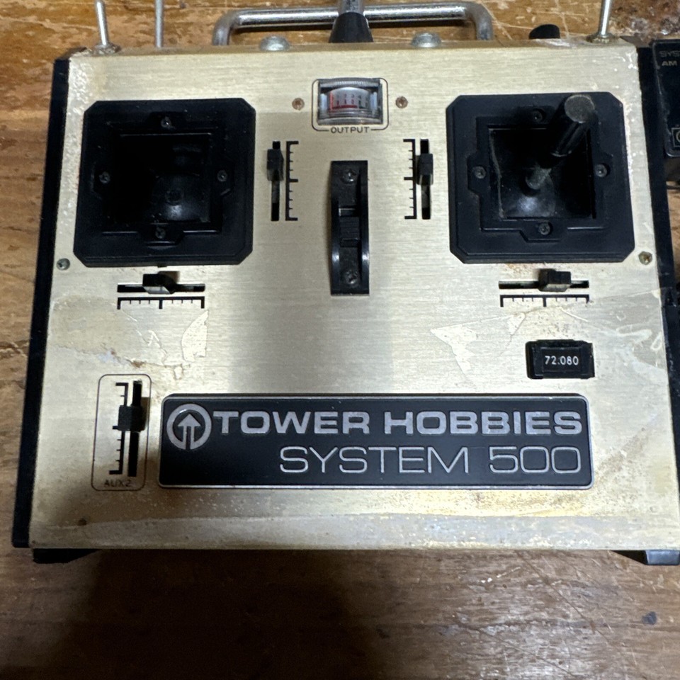 Vintage Tower Hobbies System 500 Remote Control Transmitter Untested | eBay