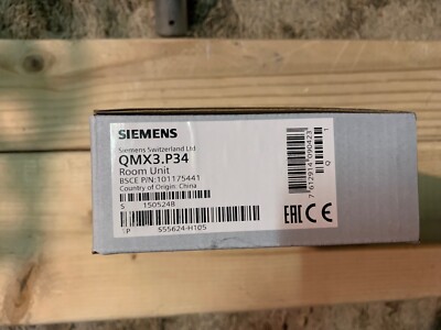 SIEMENS QMX3.P34 ROOM UNIT - NEW OPEN BOX | eBay