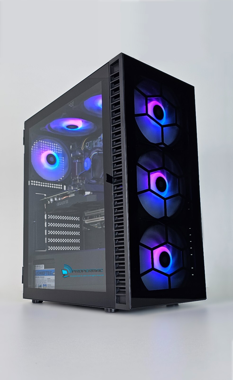 Fast Gaming PC Black 6-Fans i7 1TB SSD 32 GB Ram RTX 3050 Windows 10 ...