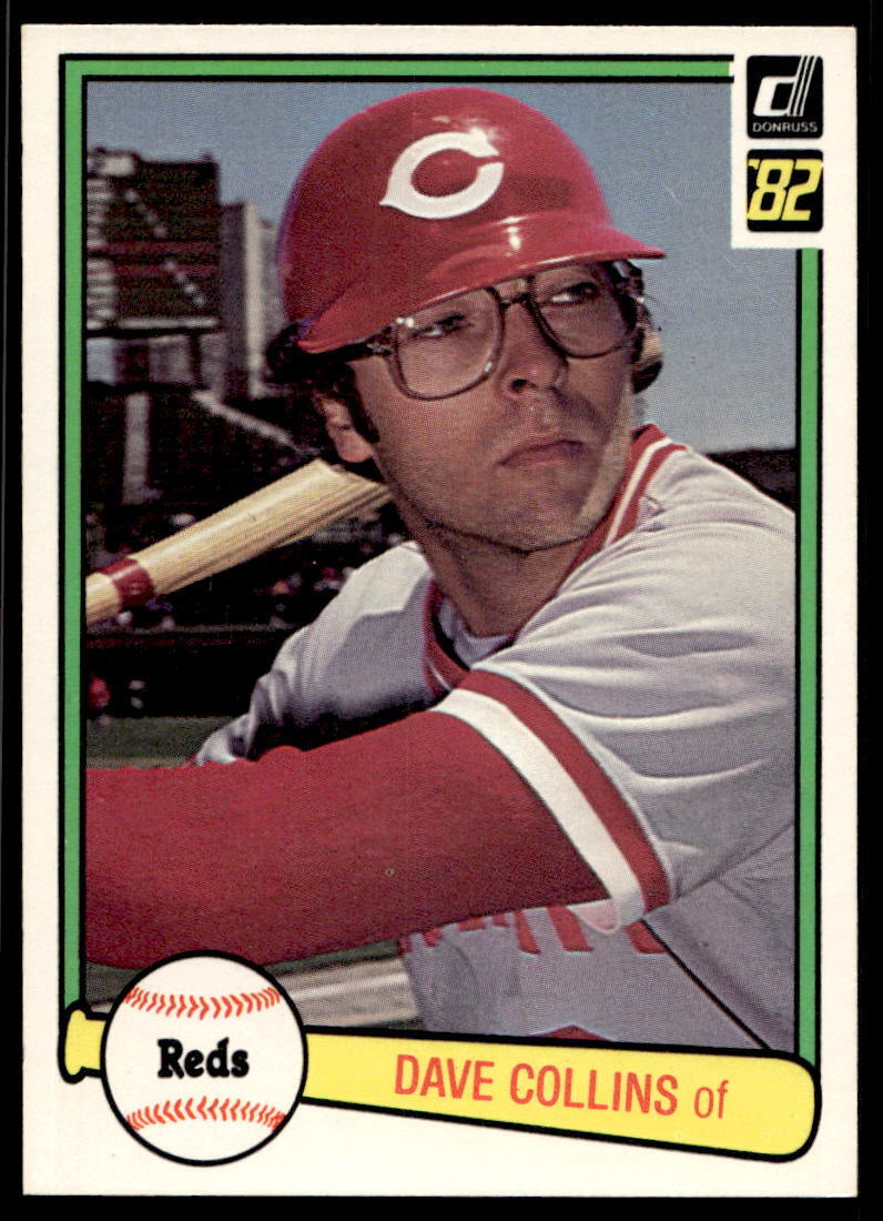 1982 Donruss 169 Dave Collins Cincinnati Reds Baseball Card | eBay