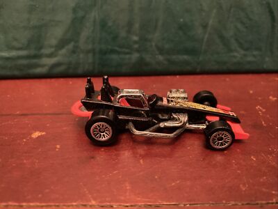 Vintage Hot Wheels Super Modified Race Car Black & Red Diecast Mattel ...