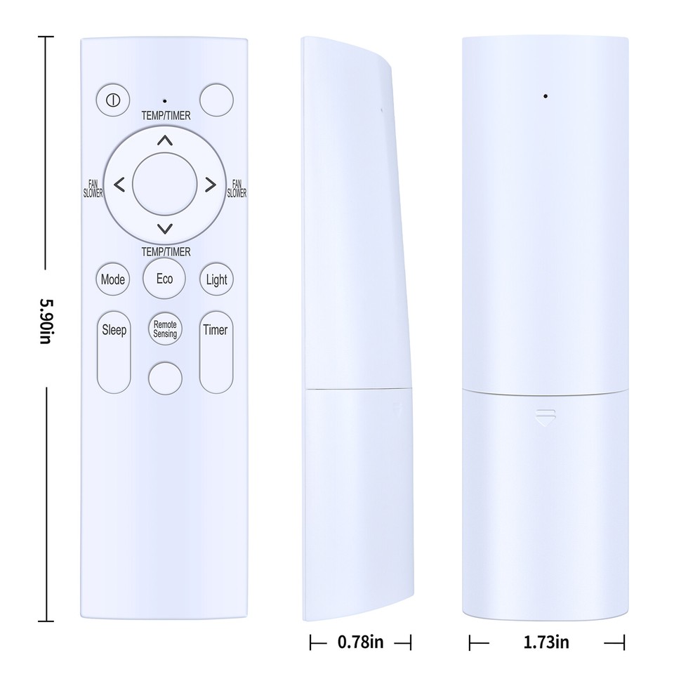 Replacement Remote Control For Frigidaire FHWC063TC1 Window Air ...
