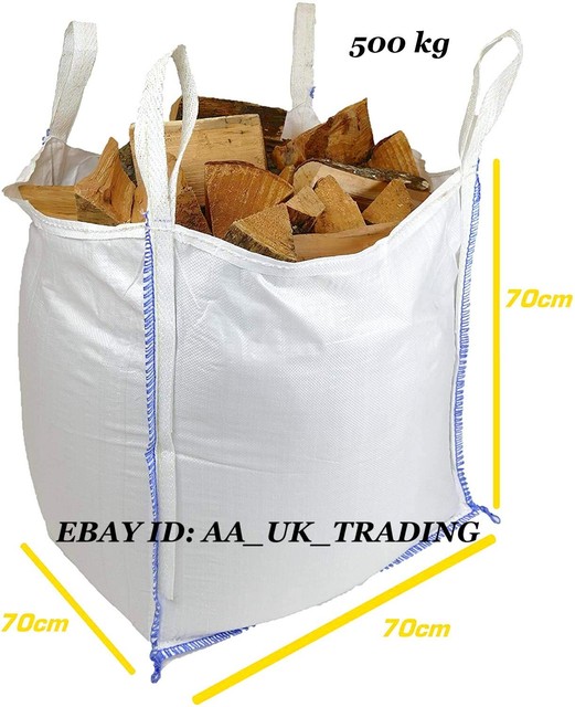 1 Ton BULK Bag X 10 Builders Rubble Sack FIBC Tonne Jumbo Waste Storage ...