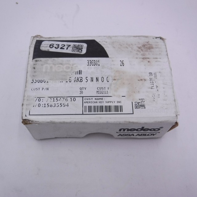 - 20 Pack Medeco 6 Pin Uncombinated Small Format Interchangeable Core ...