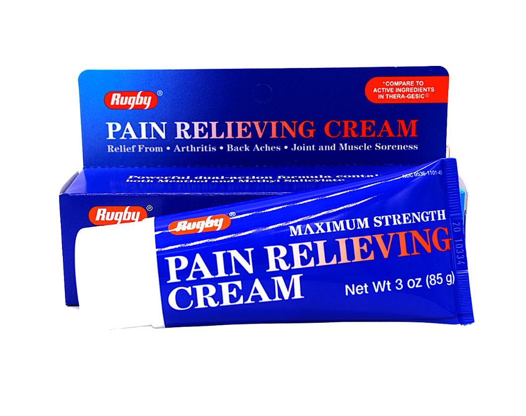 Rugby Maximum Strength Pain Relieving Cream - 3 oz | Thera-Gesic Creme ...