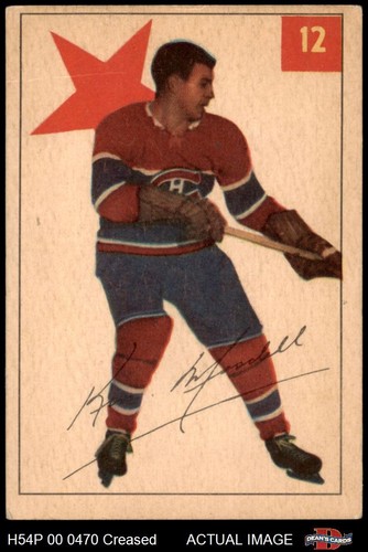 1954 Parkhurst #12 Ken Mosdell Canadiens 3 - VG | eBay