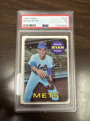1969 Topps - Nolan Ryan #533 - PSA Graded VG | eBay