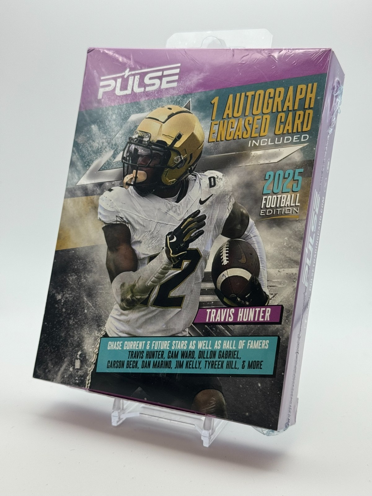 2025 Pulse Retail Football Trading Card Box-1 Autograph Per Box-Factory ...