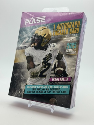 2025 Pulse Retail Football Trading Card Box-1 Autograph Per Box-Factory ...