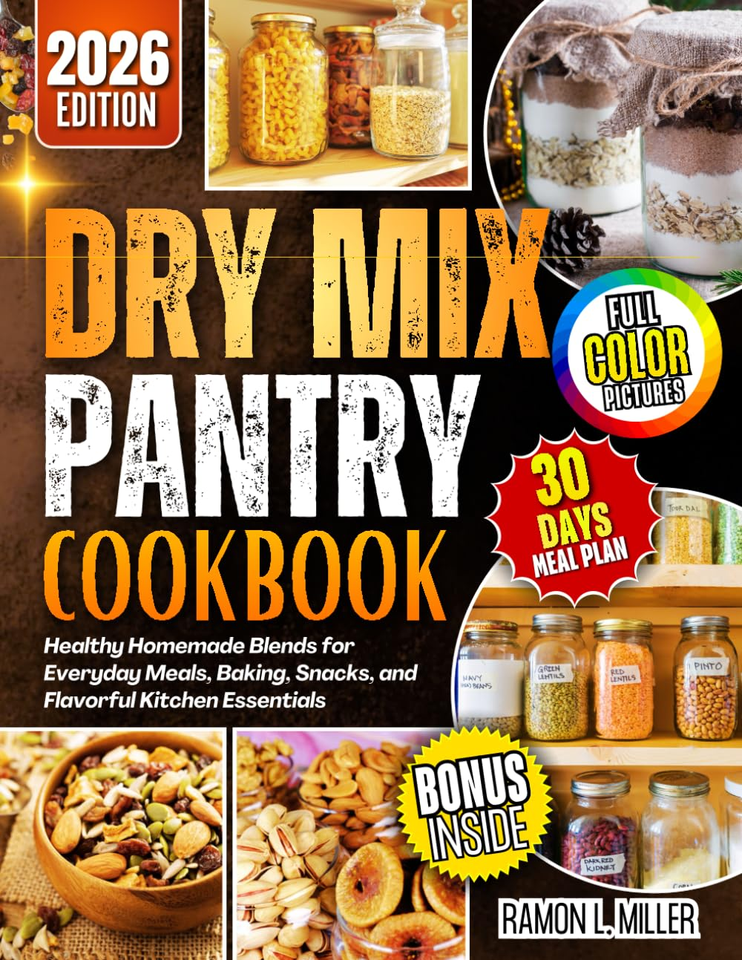 Dry Mix Pantry Cookbook: Healthy Homemade Blends for Everyday Meals ...