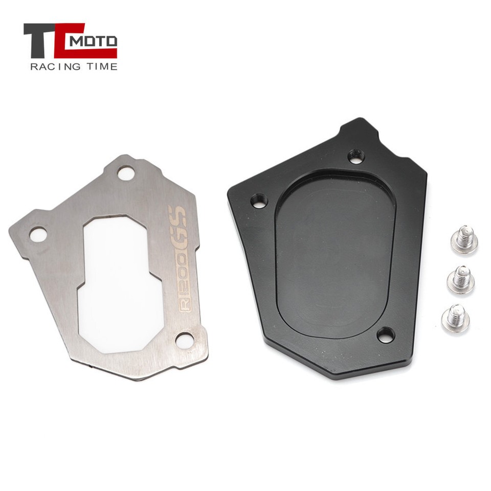 CNC Kickstand Foot Side Stand Extension Pad For BMW R1200GS LC / R1200 ...