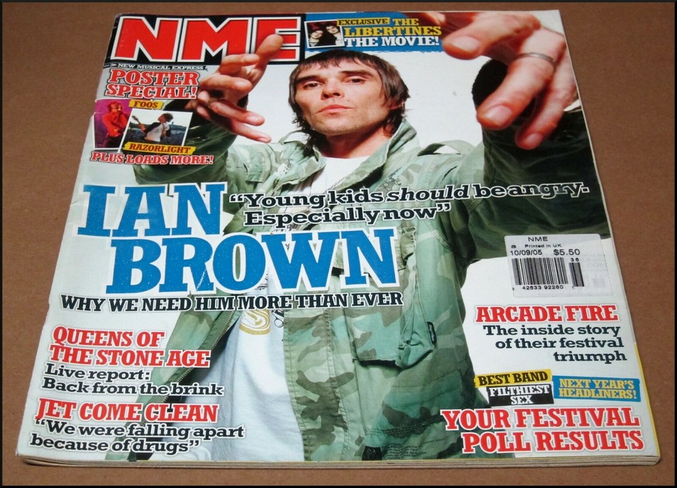 9/10/2005 NME Magazine Ian Brown Paul McCartney Jet Foo Fighters Arctic ...