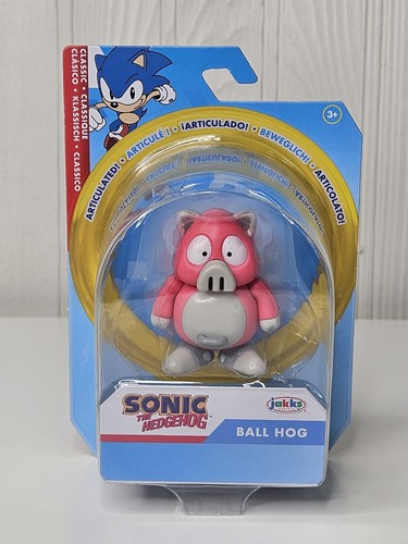 Sonic the Hedgehog Ball Hog 2.5" Pink Pig Action Figure Jakks Pacific ...
