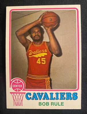 1973-74 Topps - #138 Bob Rule/Cleveland Cavaliers | eBay
