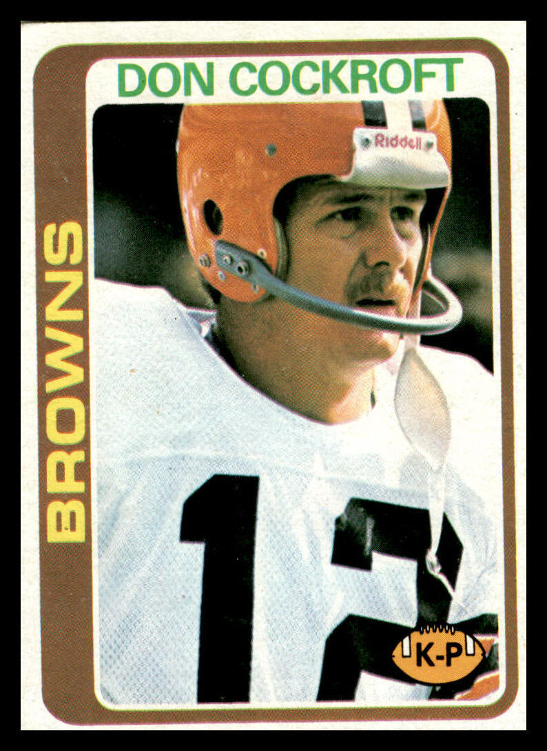1978 Topps Don Cockroft #33 Cleveland Browns | eBay
