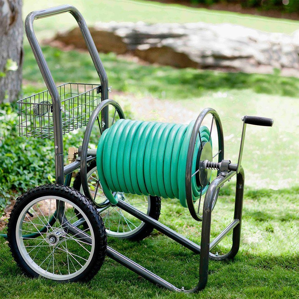 300 ft. 2-Wheel Industrial Hose Cart | eBay