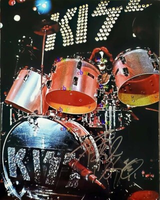Peter Criss of KISS Promo photo Reproduction signature quality photo | eBay