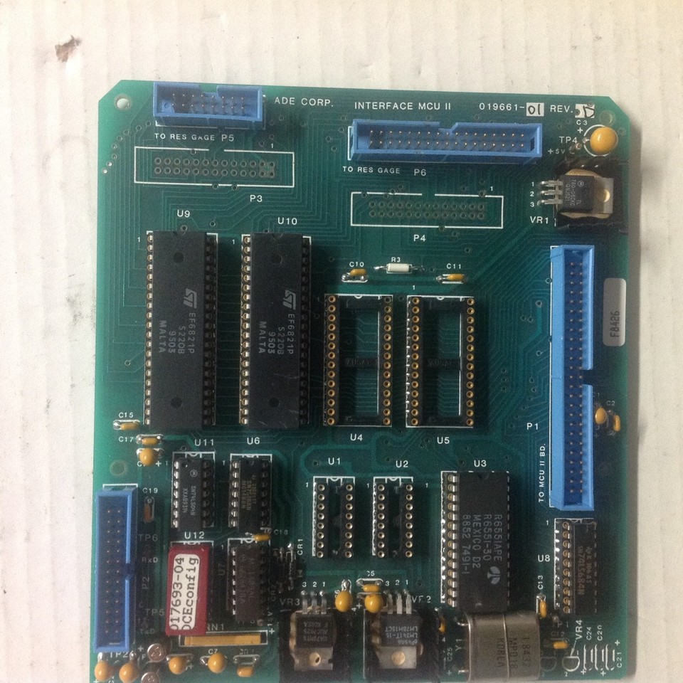 ADE Corp Assy 019661-01 Rev-D Interface MCU II | eBay