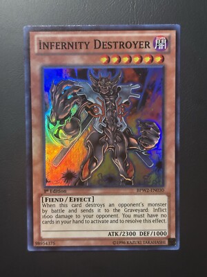 Yugioh! - Infernity Destroyer BPW2-EN030 Super Rare 1st Edition Near ...