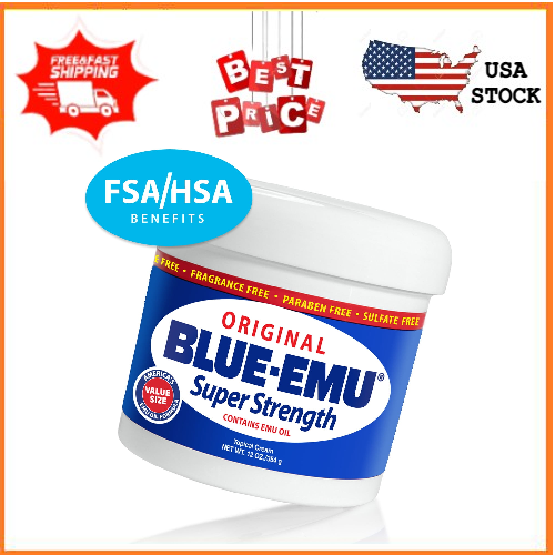 Blue-Emu Original Super Strength Topical Cream for Muscles and Joints ...