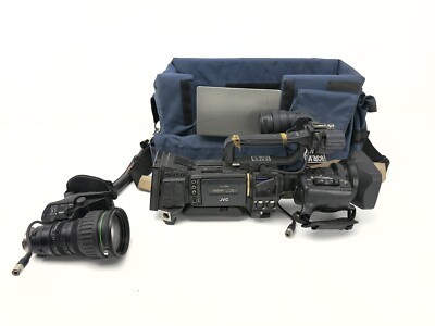 JVC GY-HD250 3-CCD HDV 729p Video Camera w MiniDV Fujinon Lens Th16x5 ...