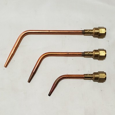 Victor 0-W-1, 2-W-1 & 4-W-1 Brazing Welding Torch Tip Set 100 Series ...