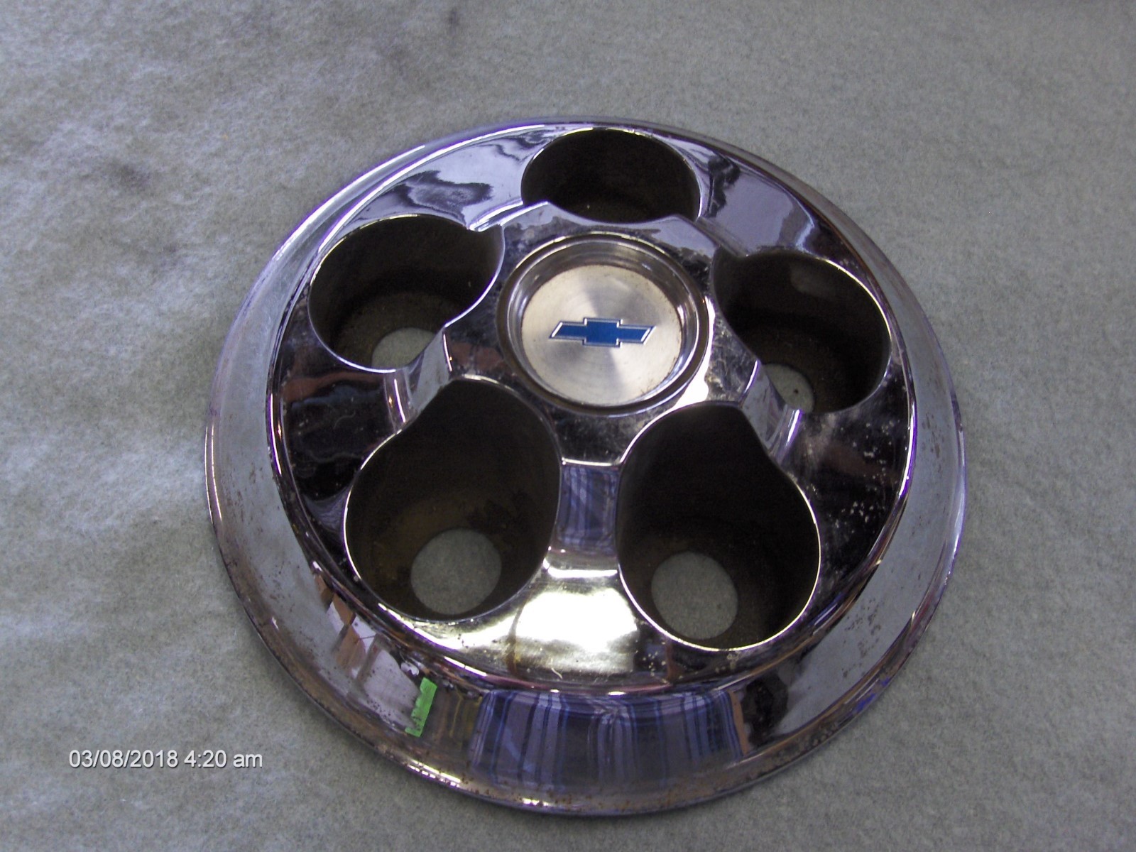 Chevrolet Rally Hubcap Rim Center Hub Cap Wheel Lug Cover OEM 9" 552659 ...