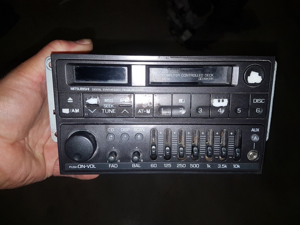 93-96 STEALTH Mitsubishi 3000GT MB943294 Radio Receiver With Cassette ...