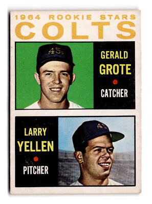 1964 Topps #226 Colts 1964 Rookie Stars (Gerald Grote / Larry Yellen ...