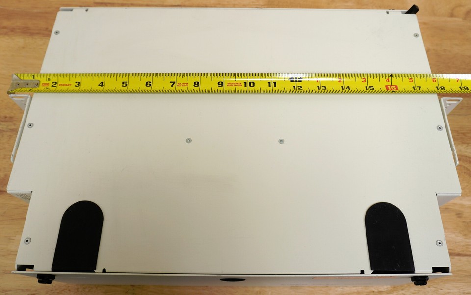 Telect Fiber Optic Patch Panel Cabinet W/5 Splice Trays - 19" Rack ...