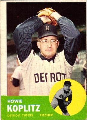 1963 Topps #406 Howie Koplitz | eBay