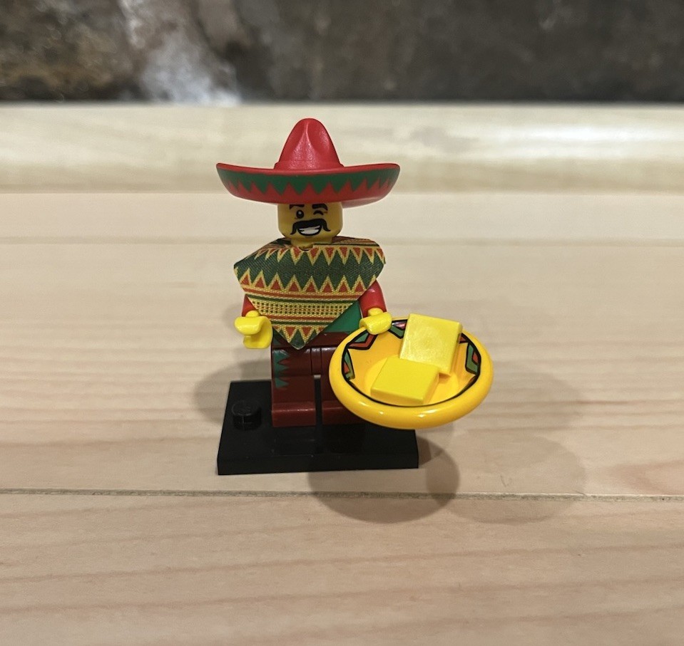 Lego Taco Tuesday Guy Minifigure Collectible Movie Series CMF Complete ...
