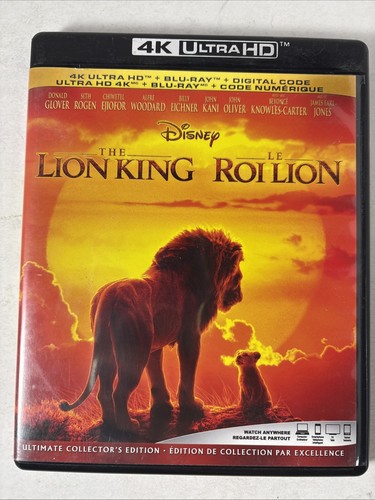 The Lion King 4K Ultra Hd + Blu-Ray live Action | eBay