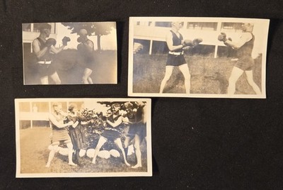Early 1900s Boxing Snapshots (3) – Antique Athletic Training Photos ...