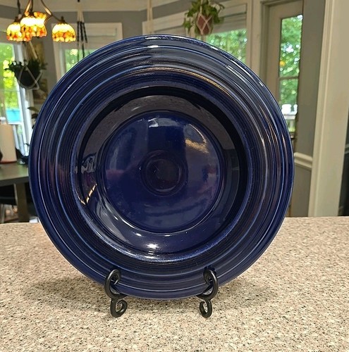 HLC Fiesta 12" Pasta Bowl Deep Plate Dish Cobalt Blue 23oz Fiestaware ...